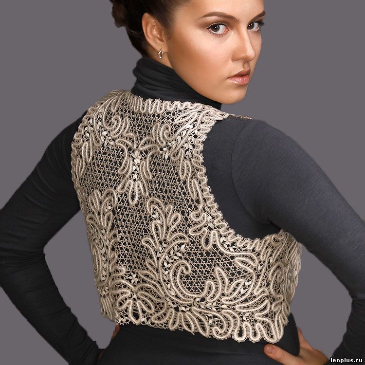 Жилет кружевной | 6НХП-281