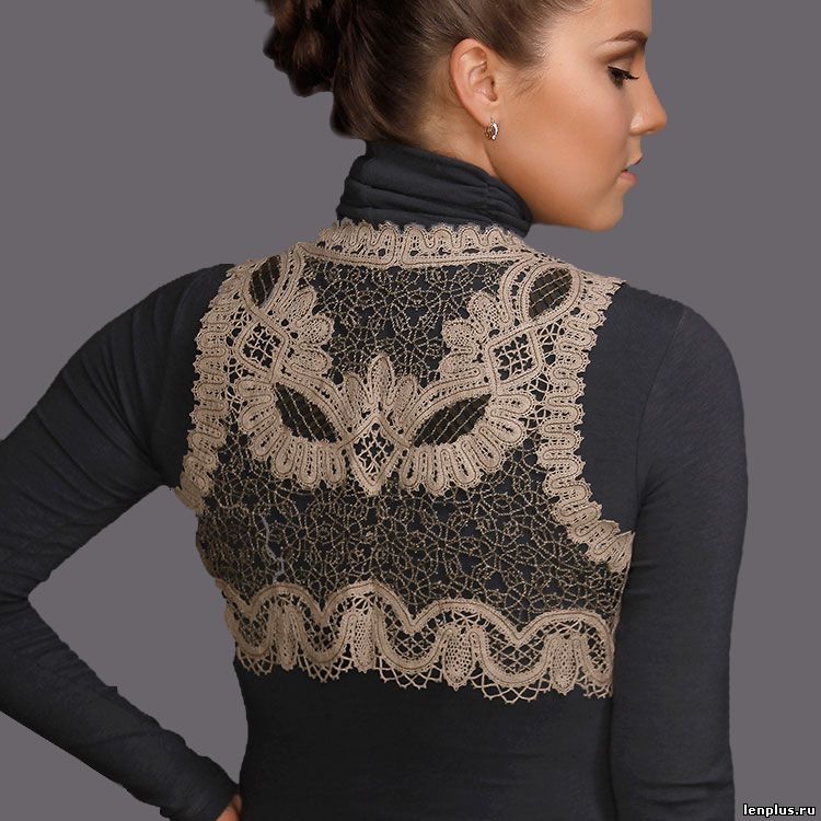 Жилет кружевной | 7НХП-309